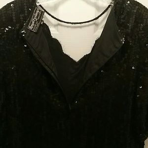 Royal Family | Tops | Royal Family Stunning Sequin Top Xl | Poshmark